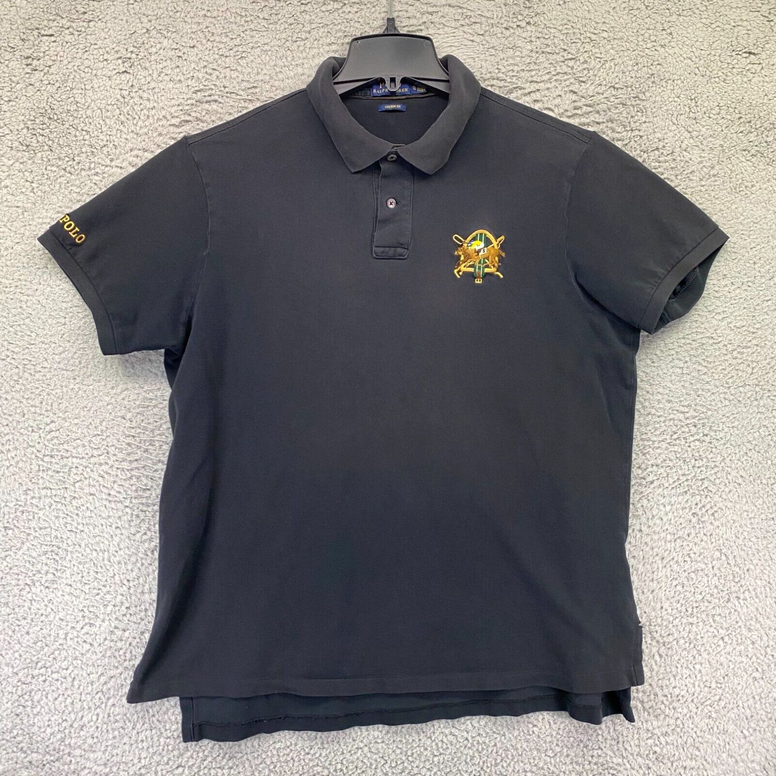 Polo Ralph Lauren Polo Ralph Lauren Polo Shirt Mens Large Custom Fit ...