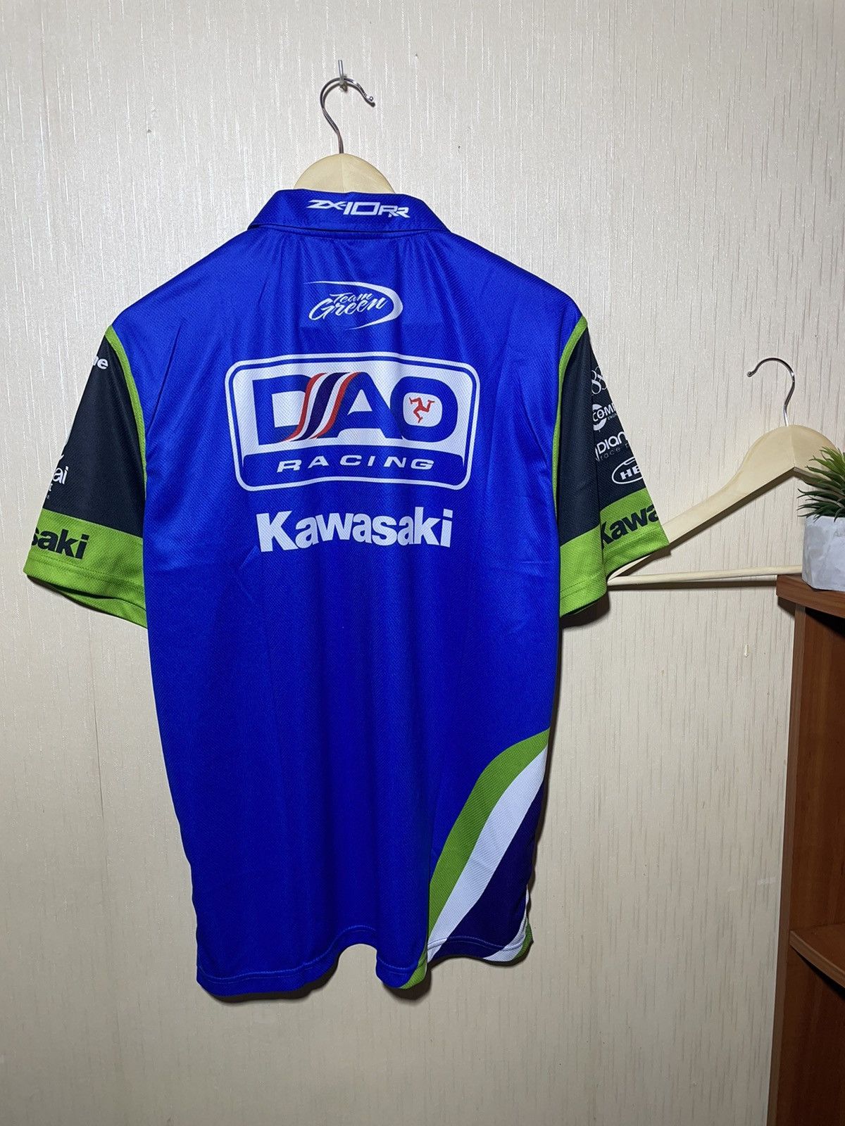 Streetwear × Vintage Kawasaki vintage racing team polo shirt | Grailed