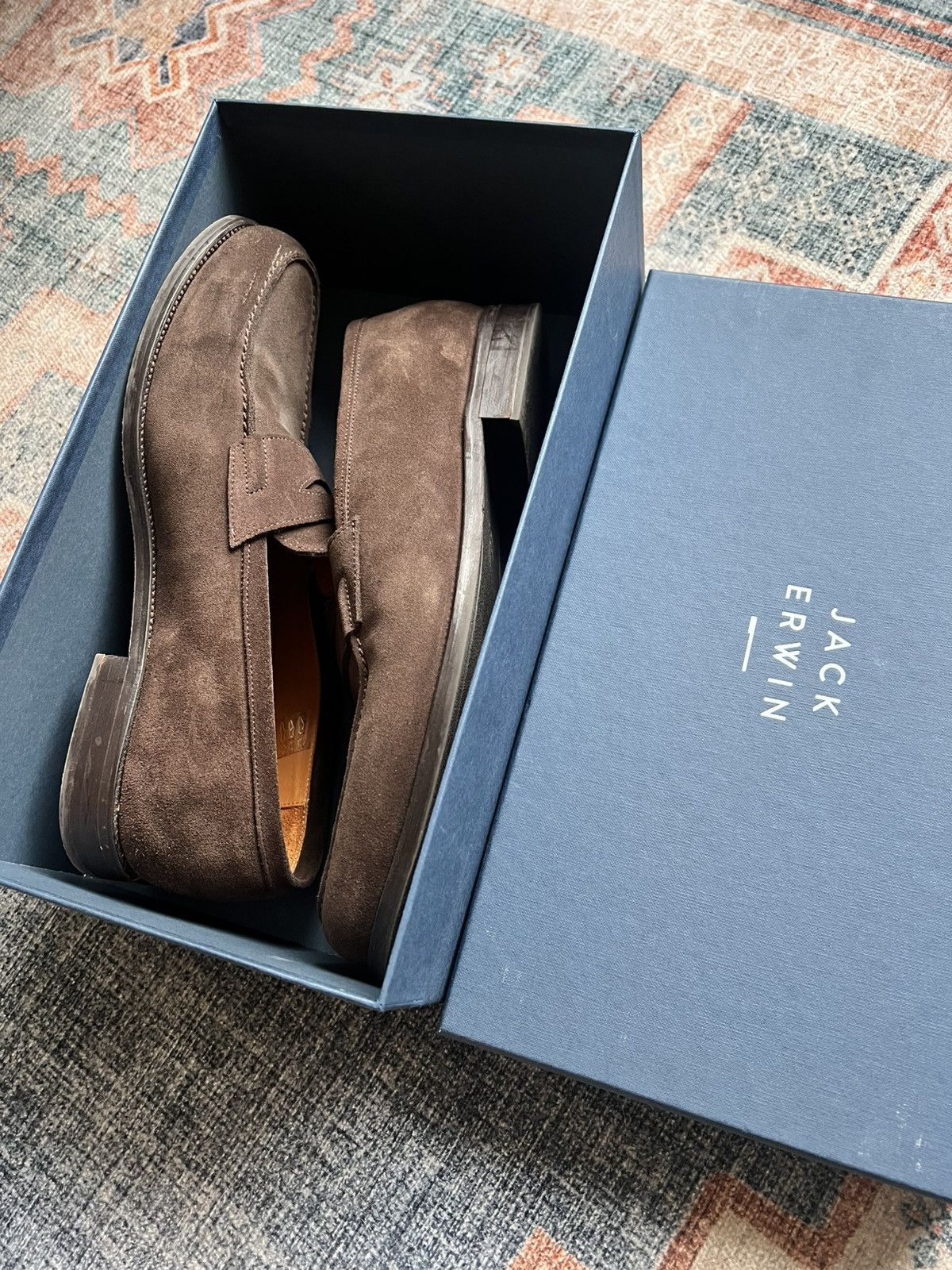 Alden × Allen Edmonds × Jack Erwin WORN ONCE Jack Erwin Carmine Suede Loafers | Grailed