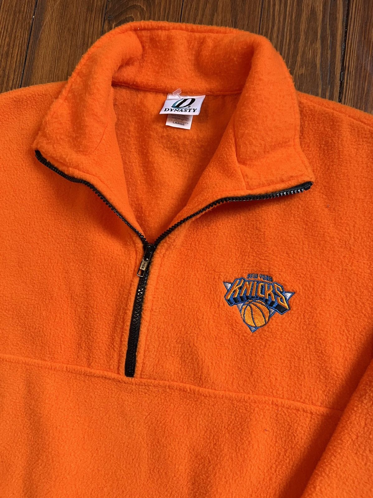NBA × Vintage Vintage 90s New York Knicks Fleece Pullover | Grailed