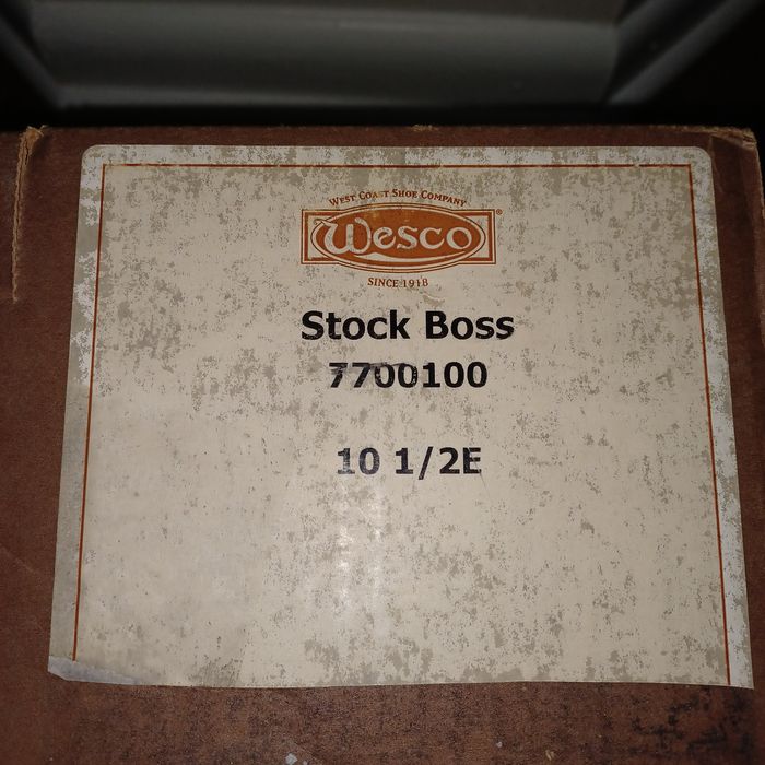 WESCO Wesco Stock Boss Engineer Boots Size Men's US 10.5E NOS | Grailed