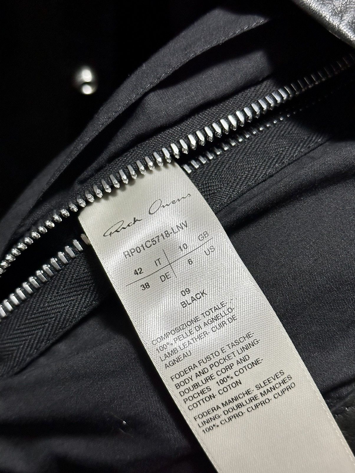 Rick Owens RICK OWENS ALICE STROBE LEATHER OUTERSHIRT SS23 ‘EDFU’ | Grailed