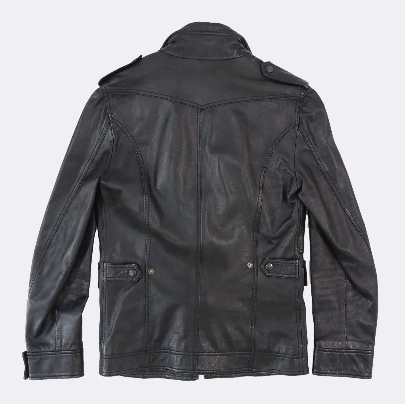 Dolce & Gabbana Men's Dolce & Gabbana Multi-Pocket Leather Jacket $1236 | Grailed