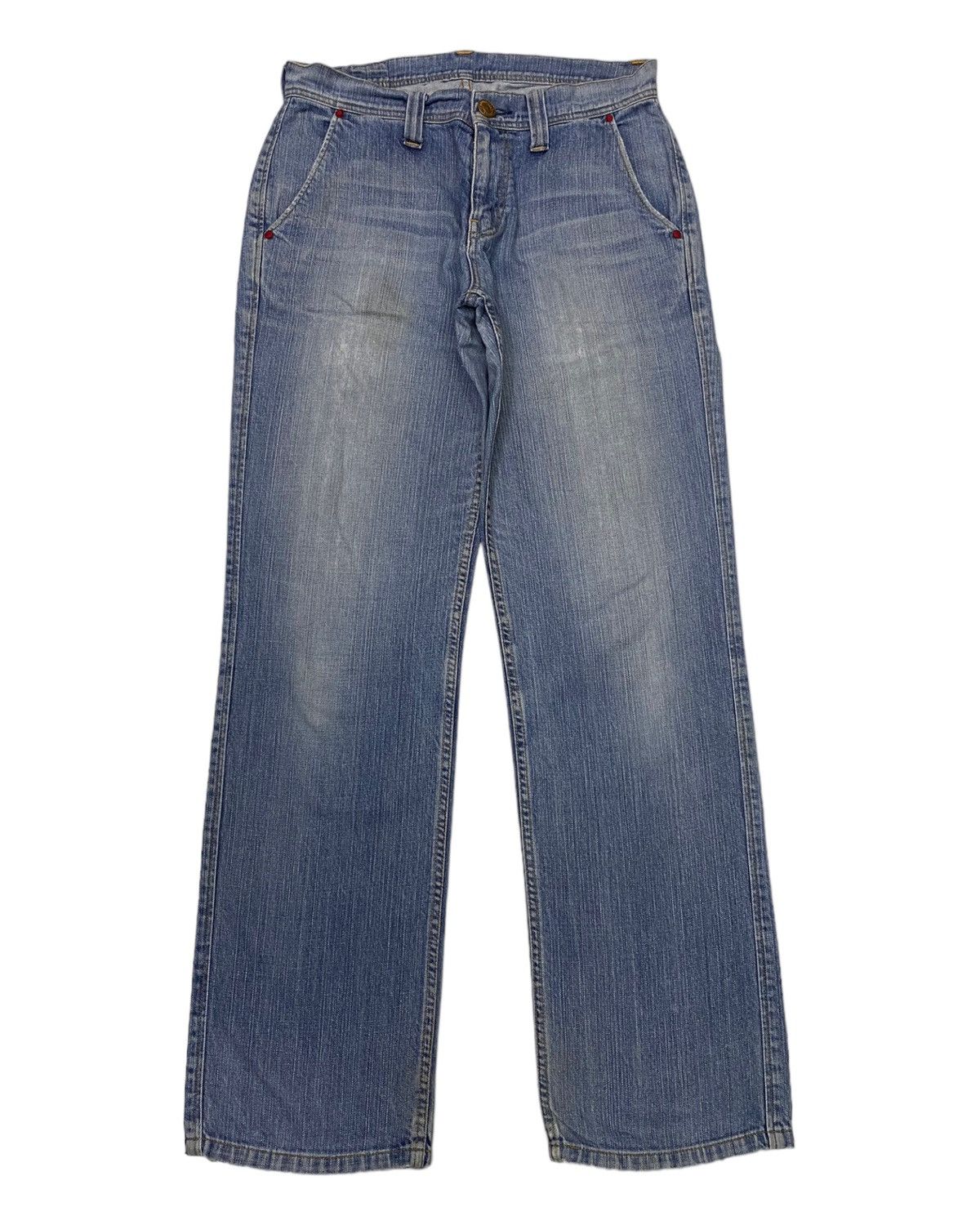 Levi's SAMPLE🔥LEVIS STRAUSS & CO BUCKLE BACK DISTRESSED DENIM JEANS ...