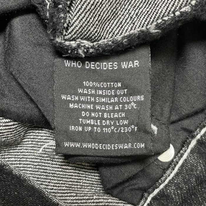 Who Decides War Who Decides War by MRDR BRVDO Embroidered Jeans Black ...