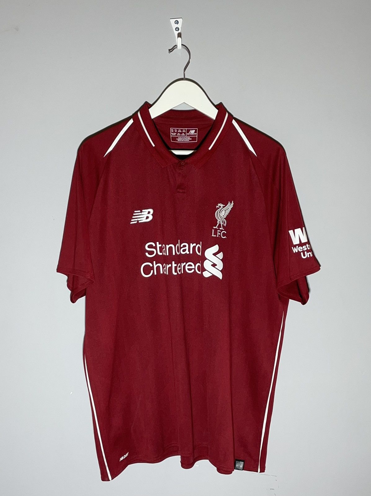 New Balance Liverpool New Balance 2018/19 Home Football Shirt | Grailed