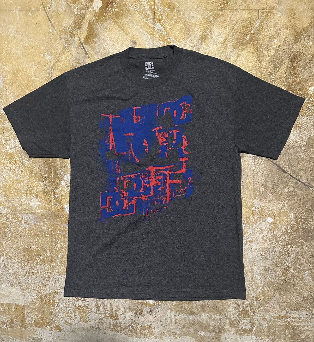 Vintage DC Shoes Company Skateboard Grey Tee Size Large | Grailed