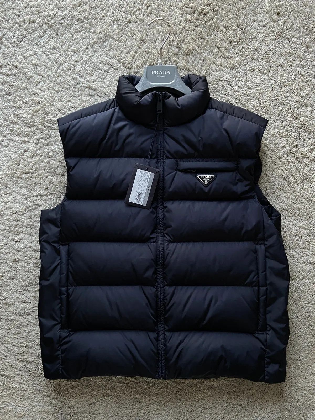 Prada ($2200) Prada Padded Nylon Vest Gilet | Grailed
