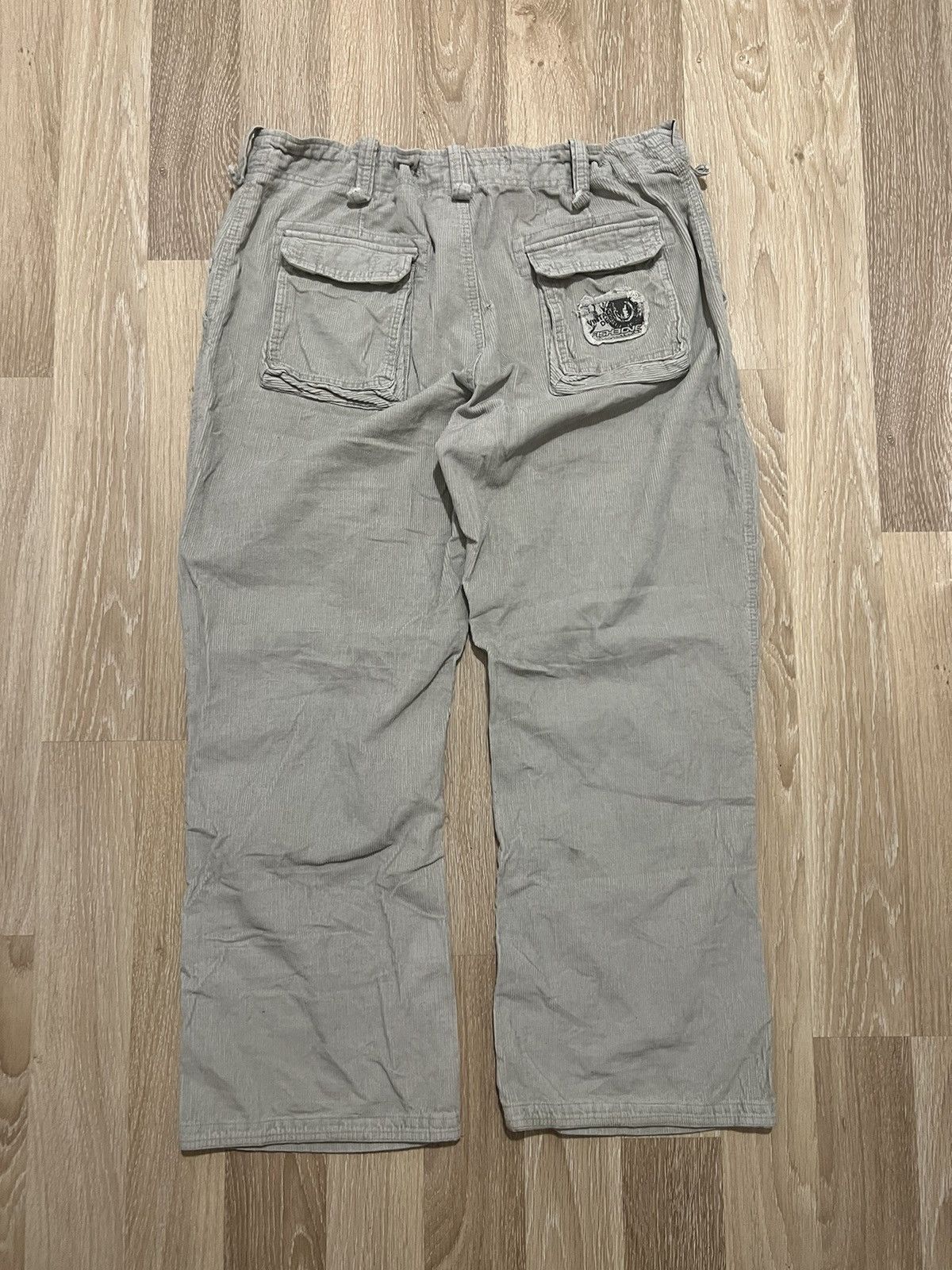 Avant Garde × Japanese Brand × Vintage Vintage corduroy fishbone ...