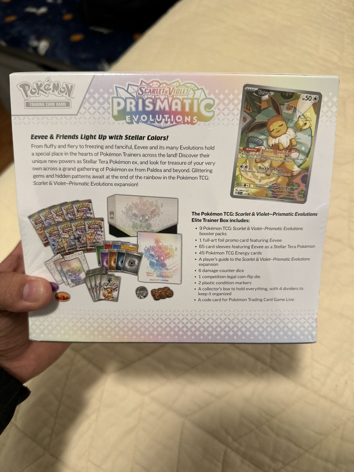 Nintendo Pokémon S & V Prismatic Evolutions ETB IN HAND SHIPS ASAP ...