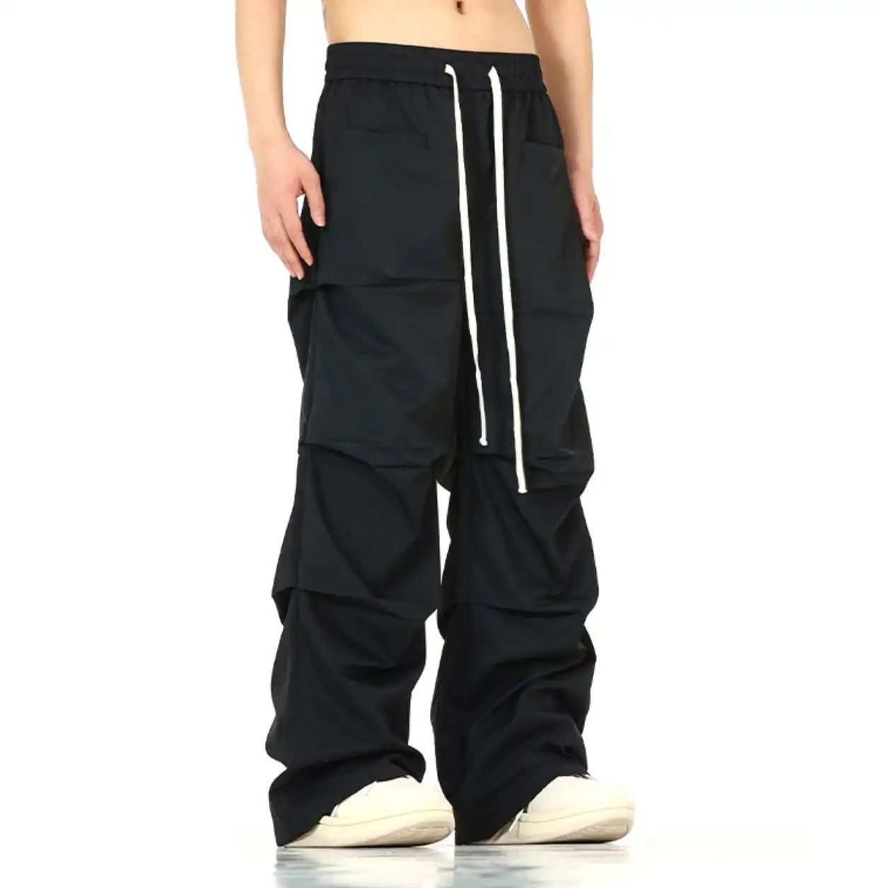 Designer × Jean × Streetwear Parachute Baggy Cargo Pants | Grailed