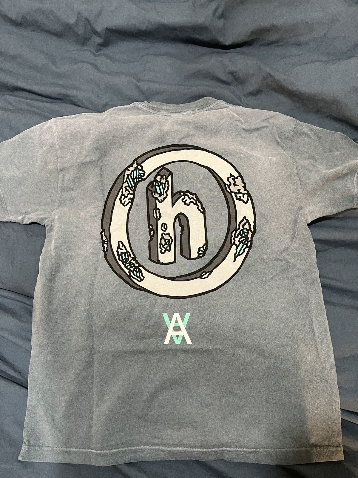 Daniel Arsham × HIDDEN Hidden x Daniel Arsham Eroded H Logo Tee | Grailed