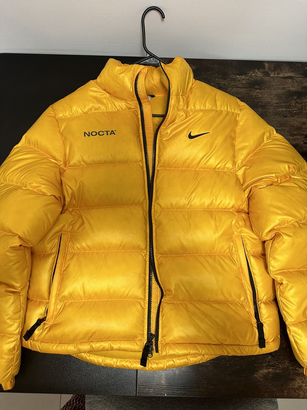 Drake × Nike Nike Nocta Yellow Puffer Jacket | Grailed