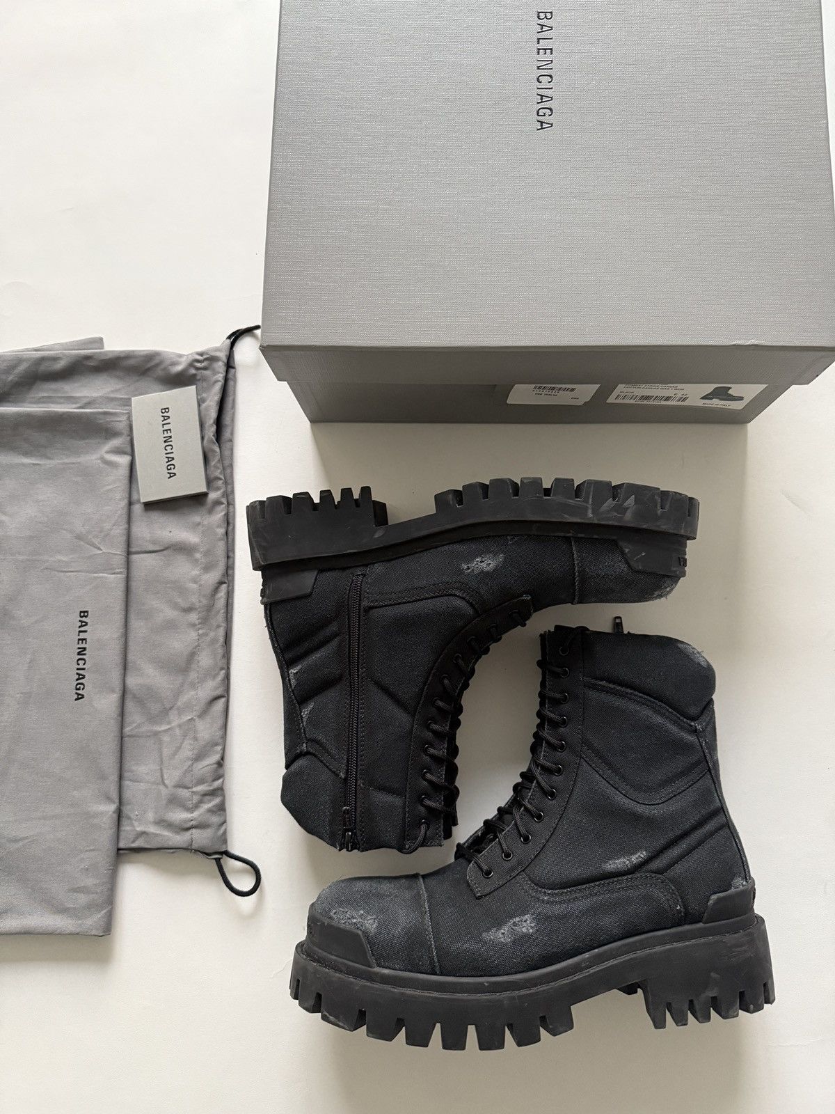 Balenciaga Combat Strike Boot Size 42 | Grailed
