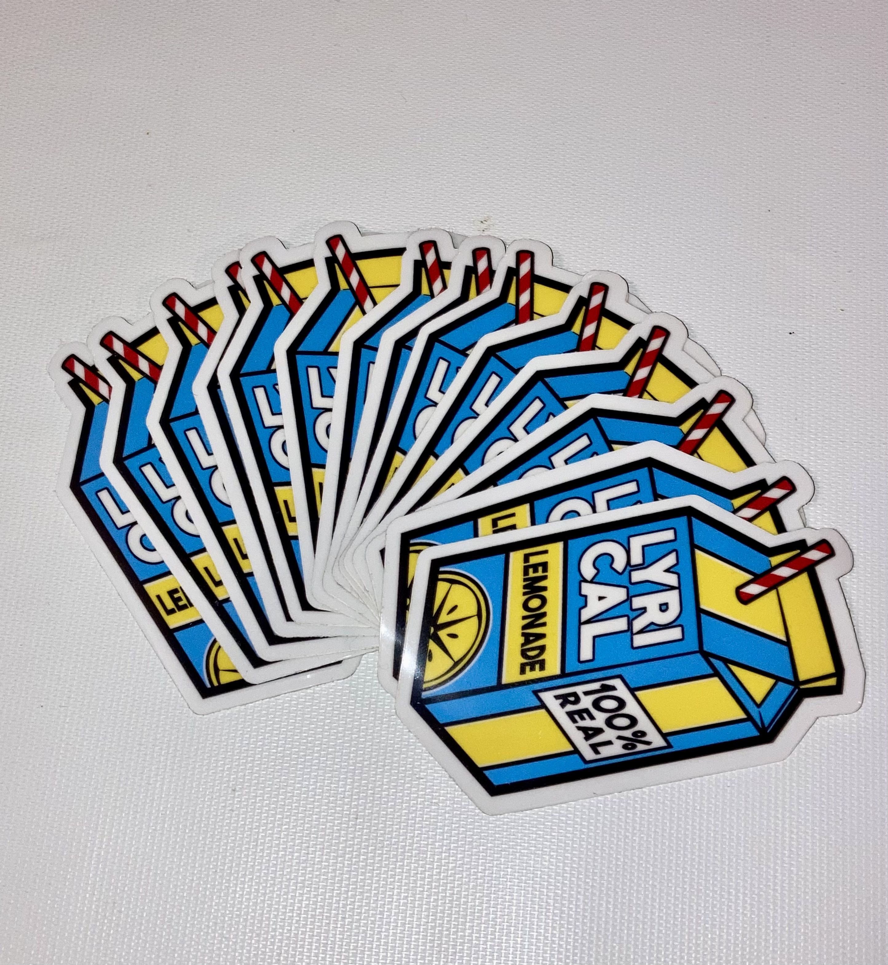 Half Evil × Lyrical Lemonade × Supreme Lyrical Lemonade Sticker Pack (3 ...