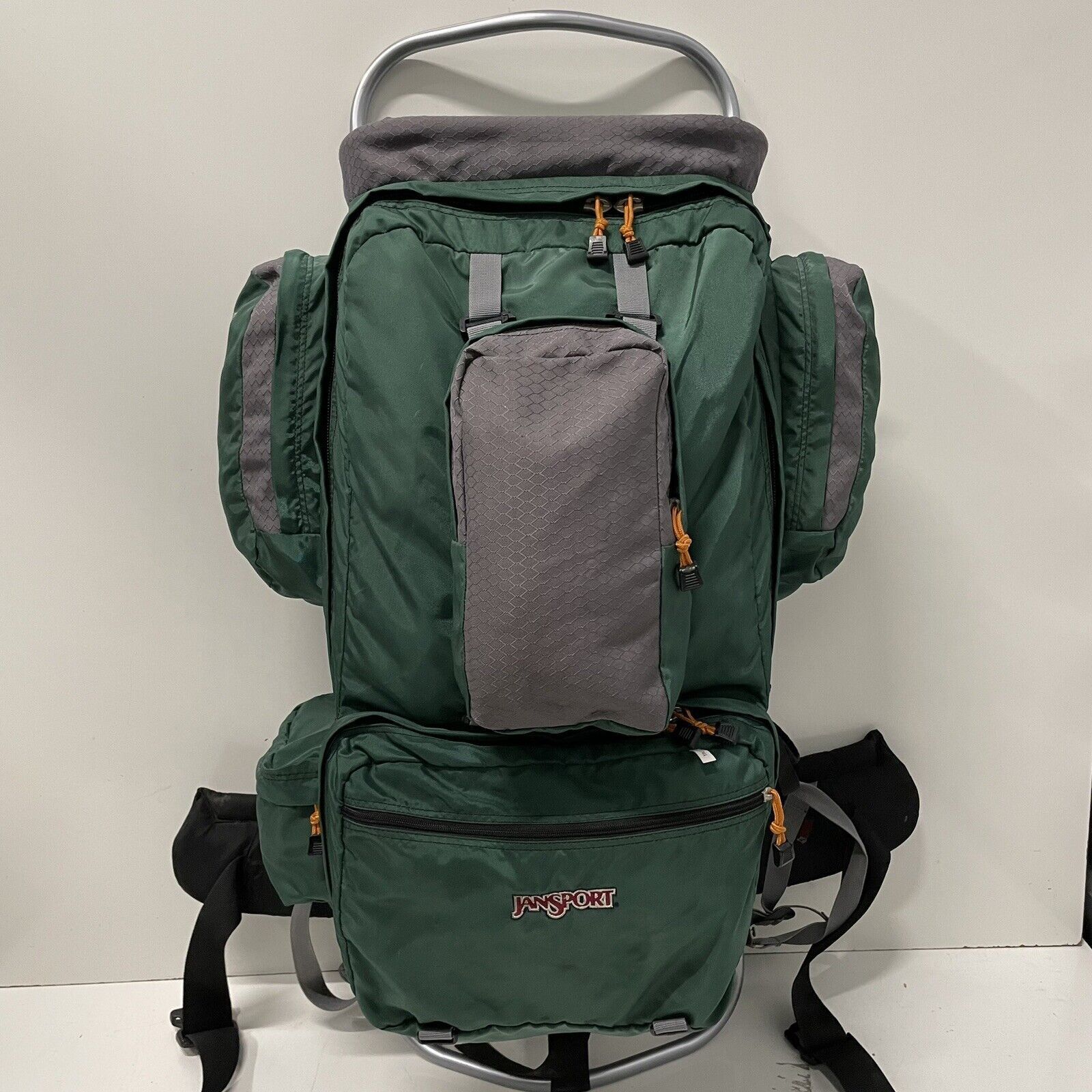 Jansport JanSport Spruce GREEN Rainier External Frame Hiking Backpack ...