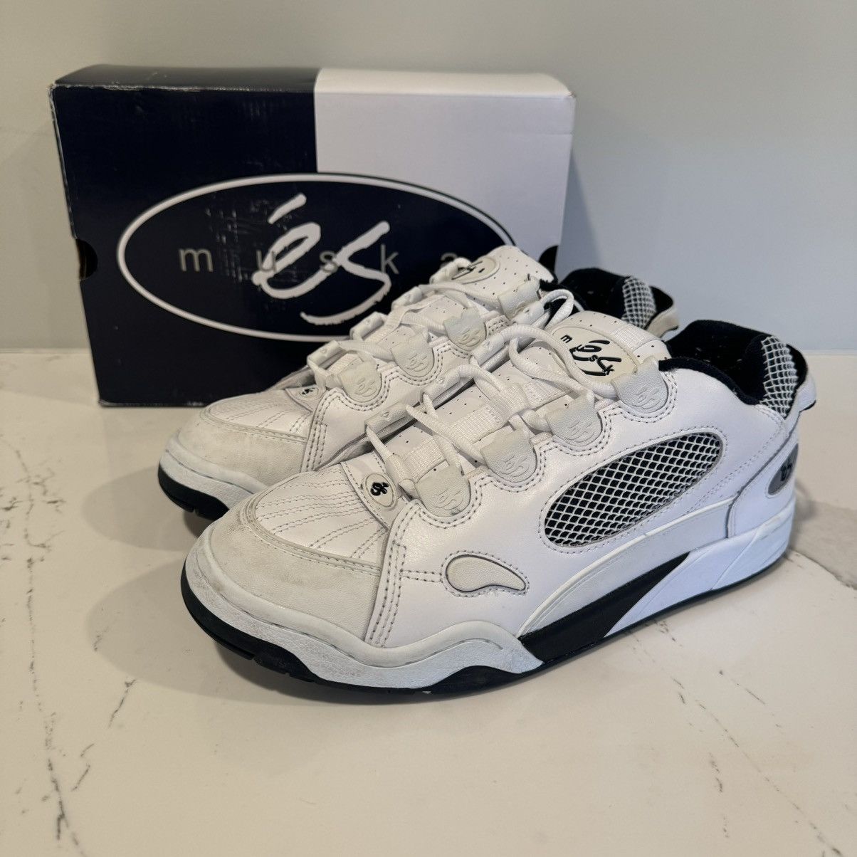 Es Es Muska White/Blue 🛹 | Grailed