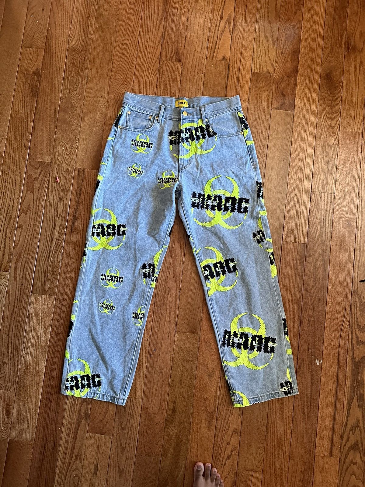 Golf Wang Golf Wang Biohazard Jeans | Grailed
