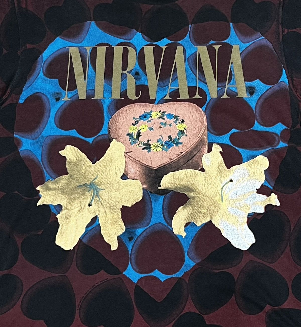 Vintage Nirvana Heart Shape Box Grailed
