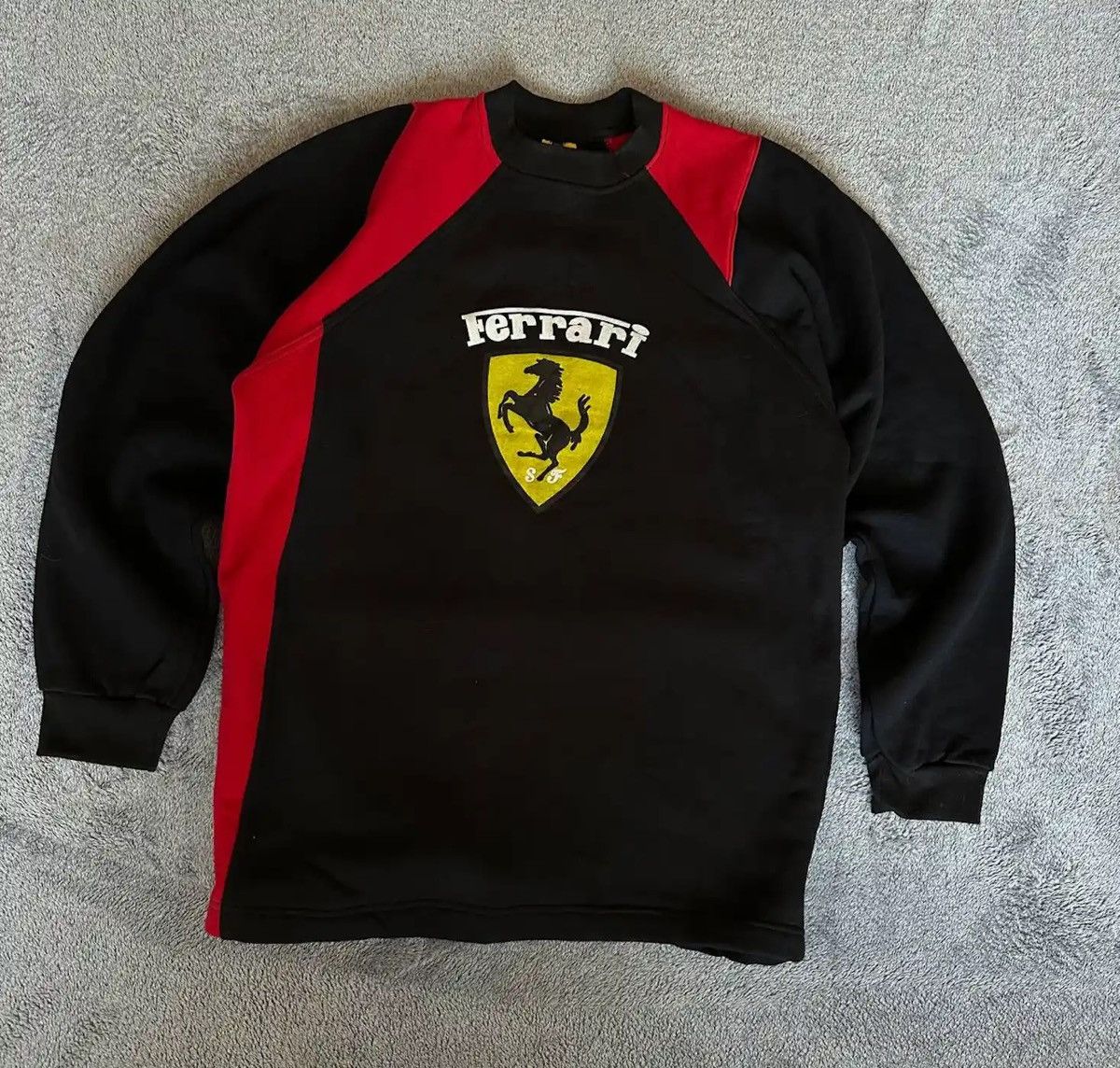 Ferrari × Racing × Vintage Vintage Ferrari 1996 Racing Crewneck ...