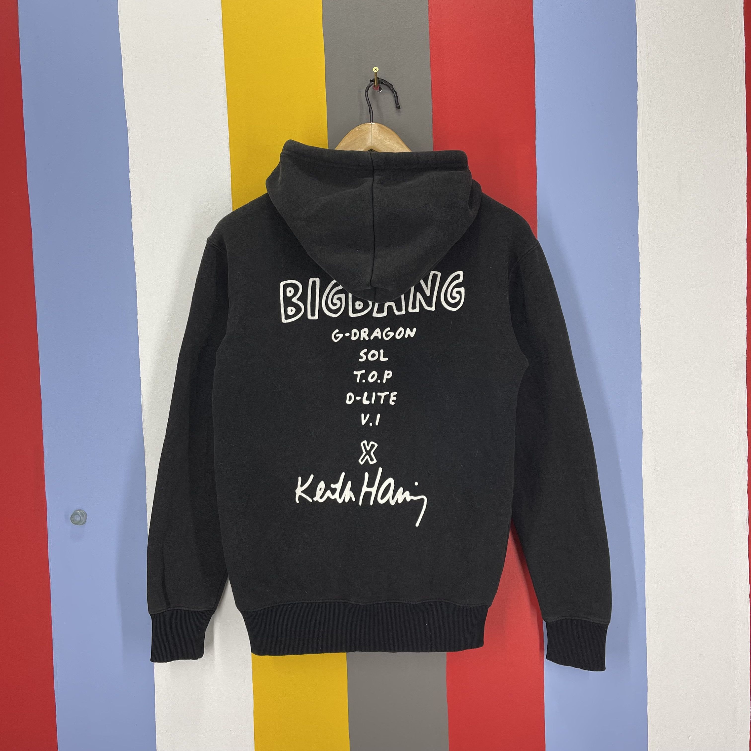 Band Tees × Keith Haring BIG BANG x K HARING Zipper Hoodie #1281/AS ...