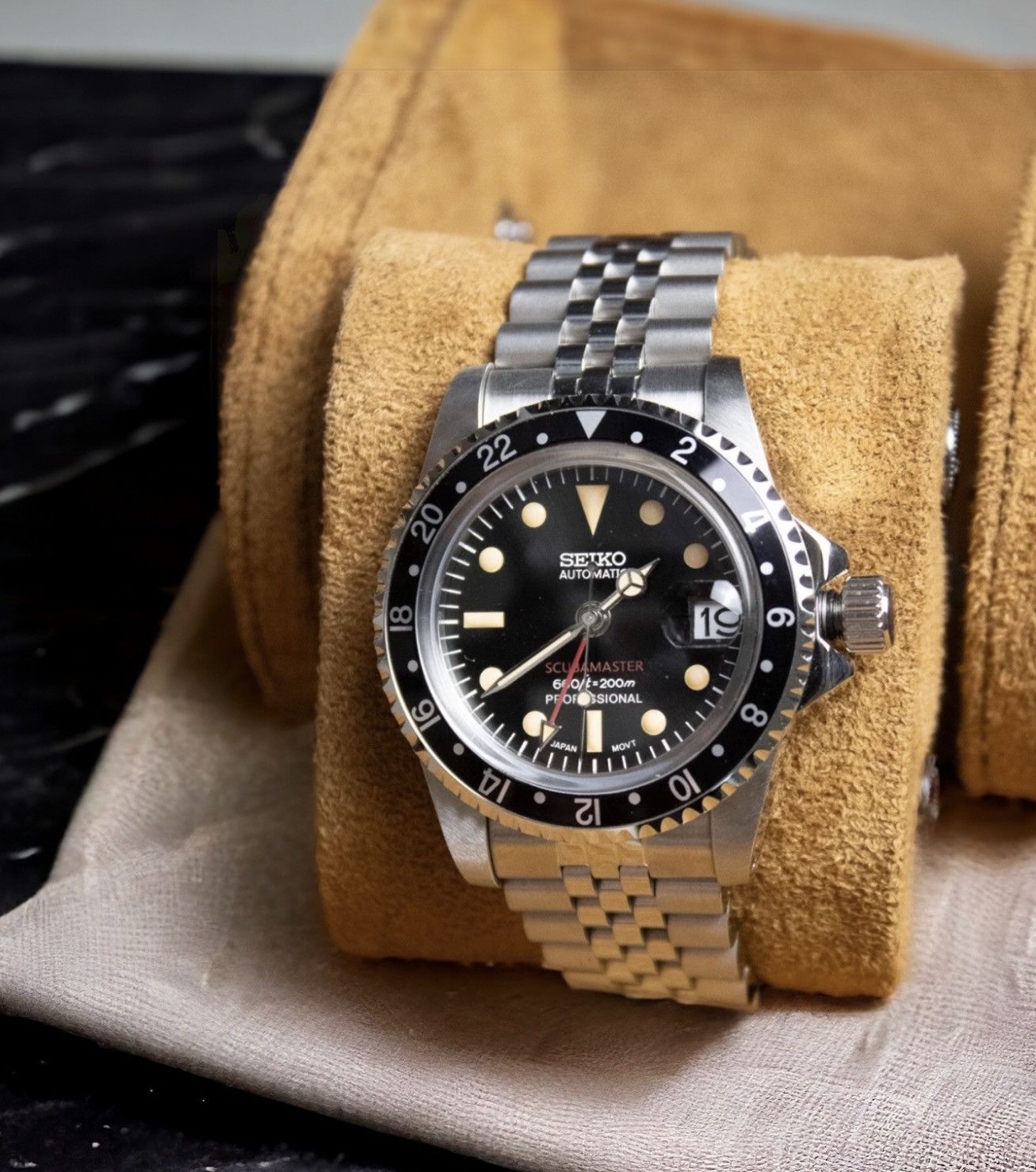 Japanese Brand × Seiko Seiko Vintage GMT-Master Black Dial Steel ...
