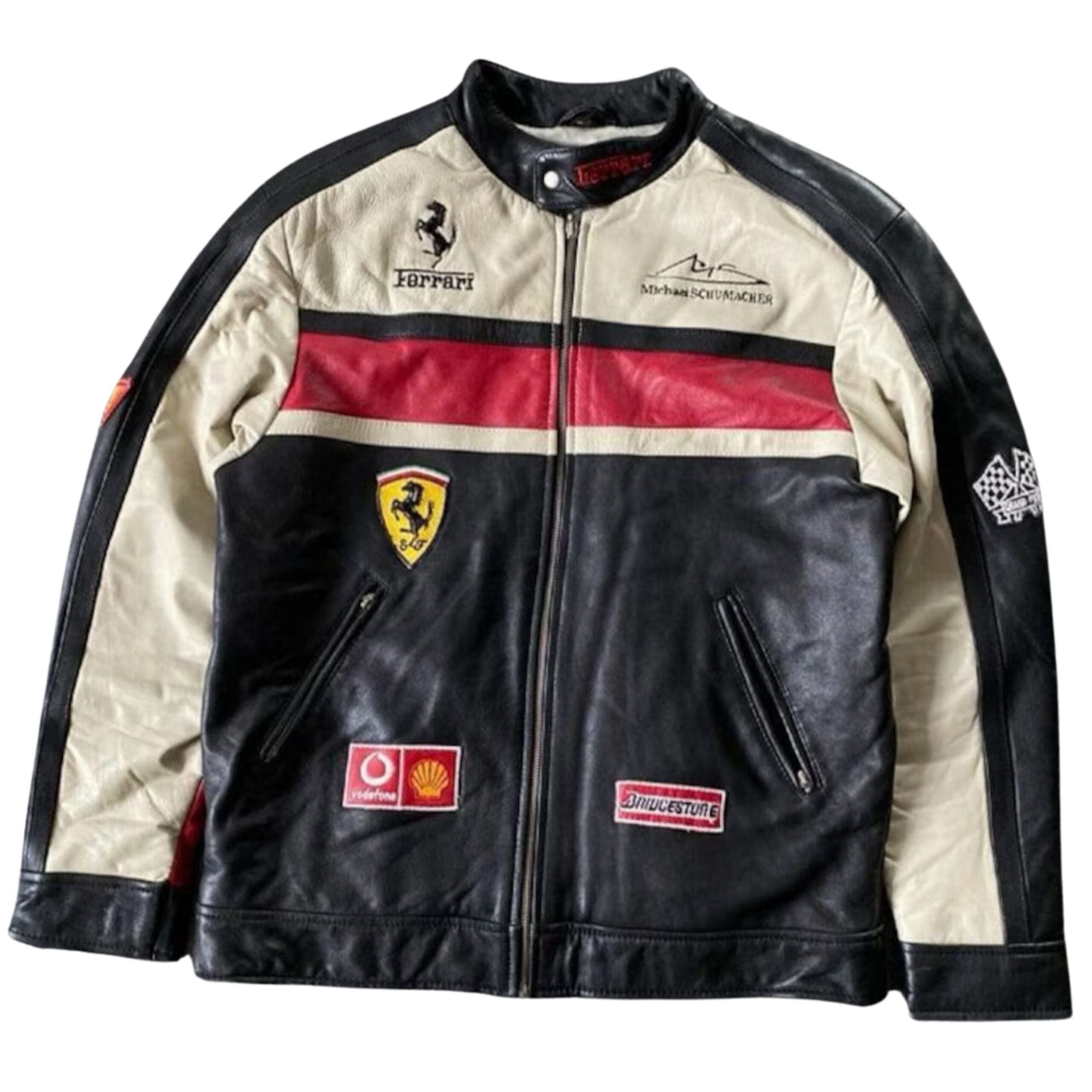 Ferrari FERRARI LEATHER JACKET | Grailed