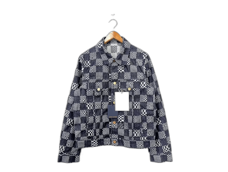 Louis Vuitton Louis Vuitton LV checkered denim jacket | Grailed