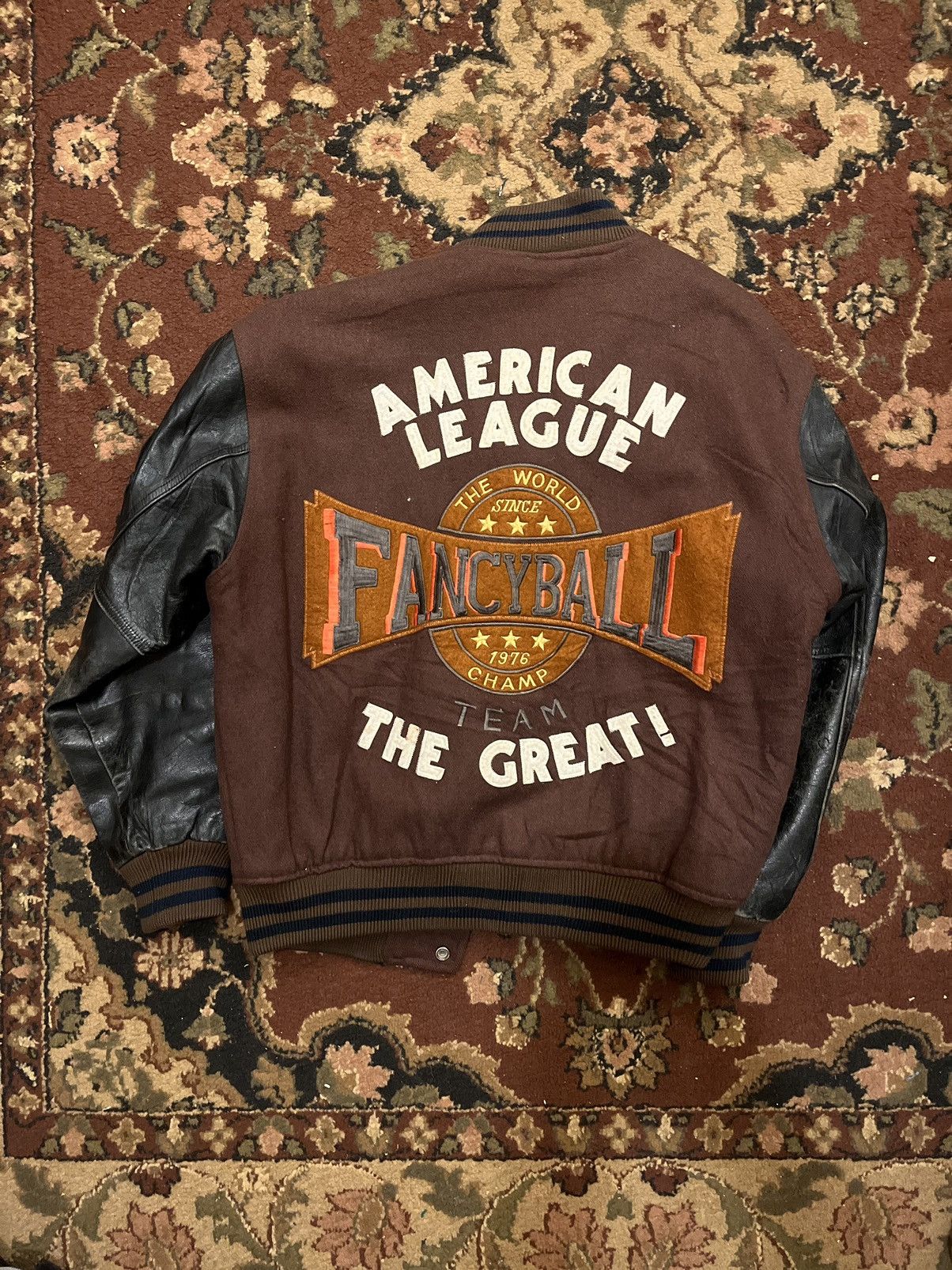 Vintage 70s Fancy Ball Varsity Jacket | Grailed