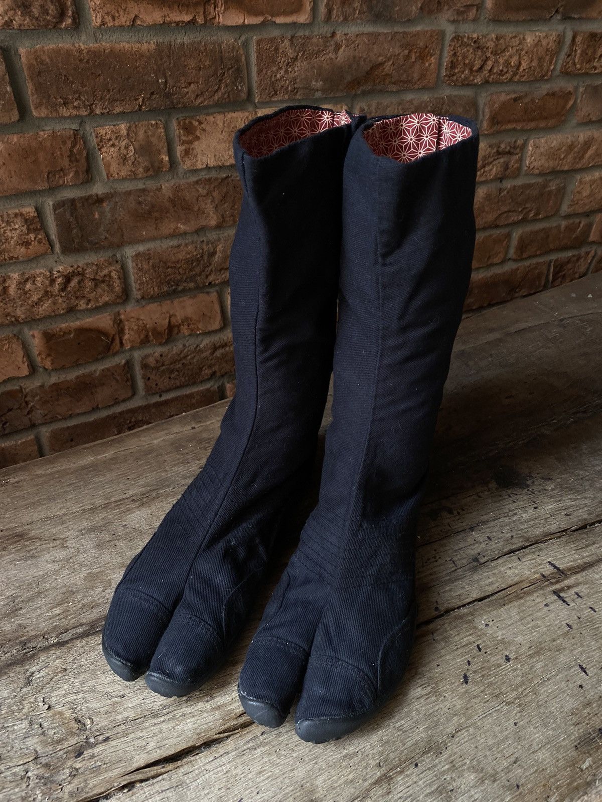 Avant Garde × Japanese Brand × Streetwear Japanese Canvas Tabi shoes ...
