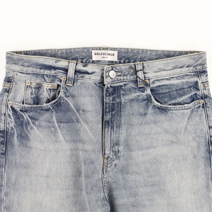 Balenciaga Blue "The Lost Tape" Flared Jeans | Grailed