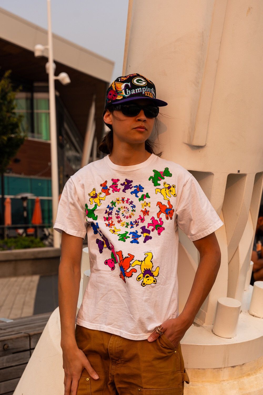 Vintage 1997 vintage retro liquid blue Grateful Dead bear rock band ...