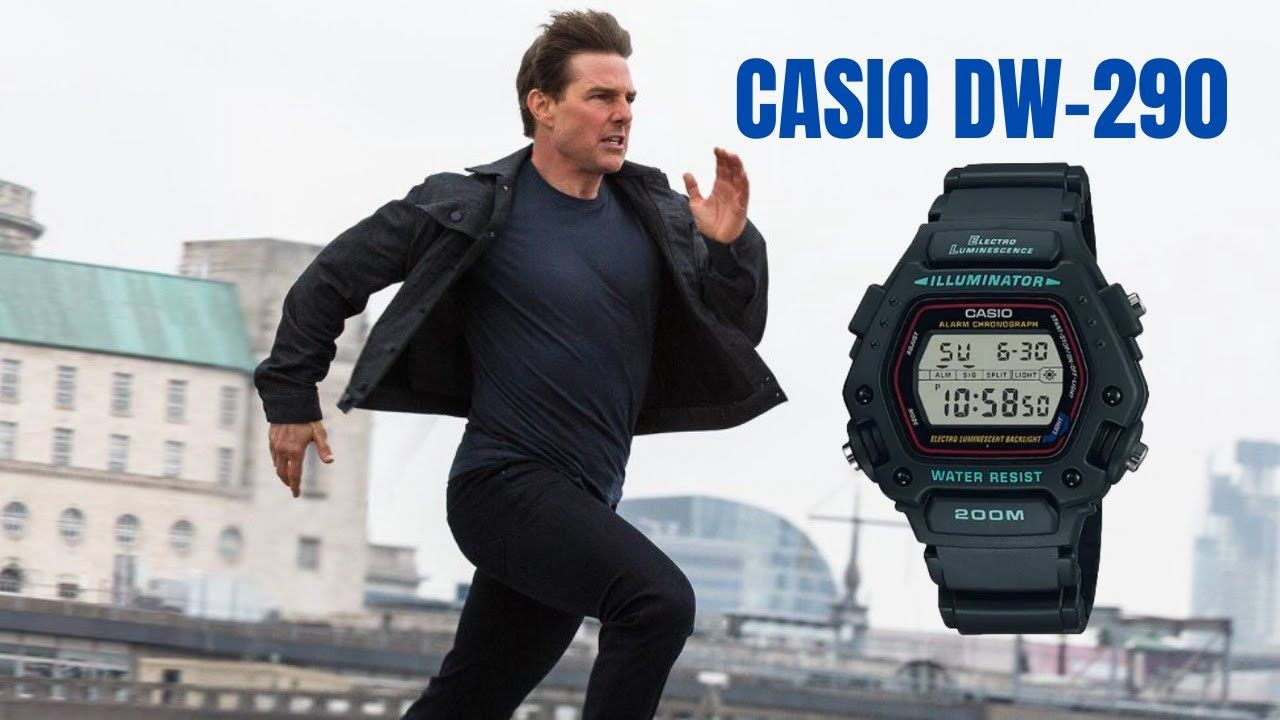 Casio × Vintage Rare Casio Watch DW290 Mission Impossible Tom Cruise ...