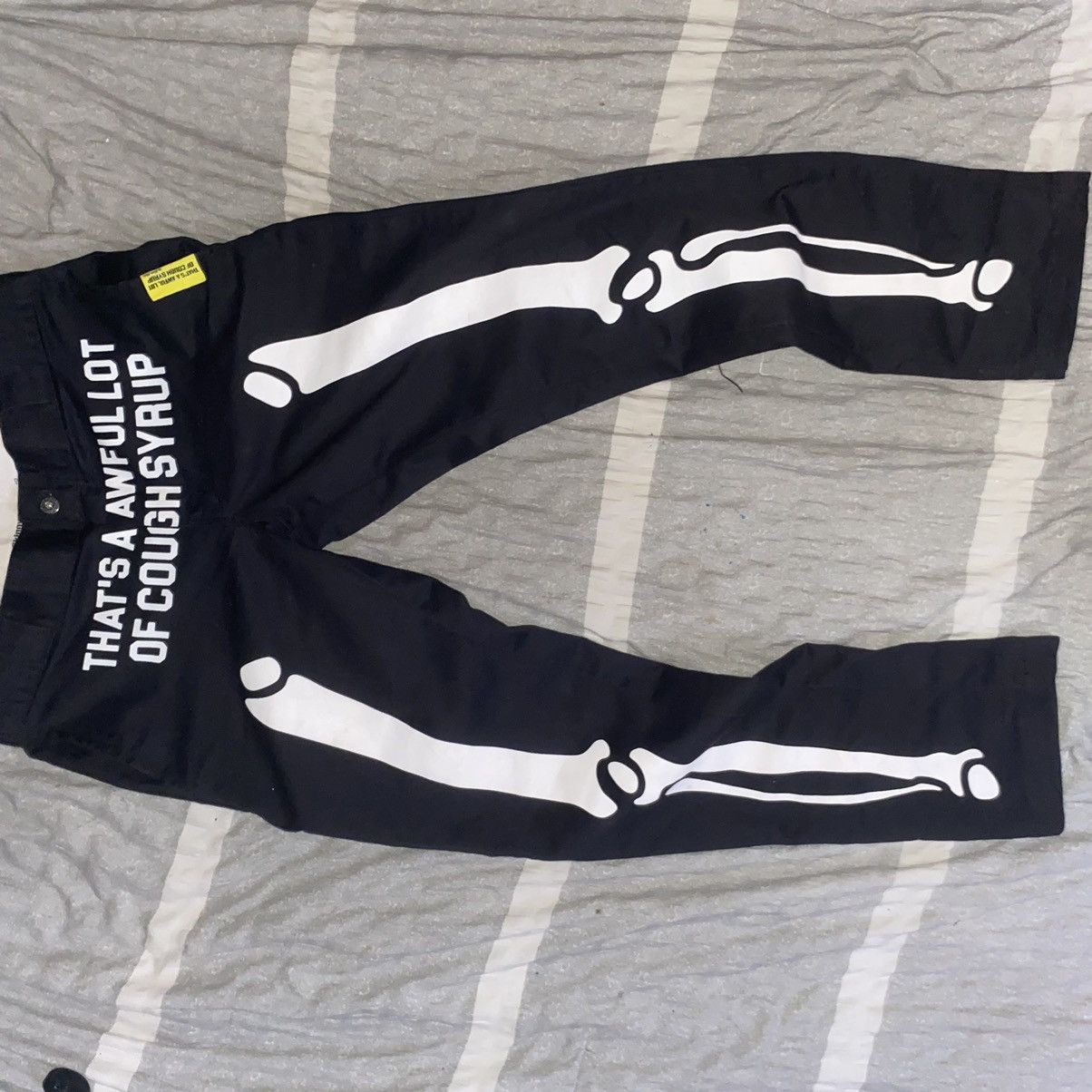 Awful Lot of Cough Syrup Awful Lot Of Cough Syrup Skeleton Dickies ...