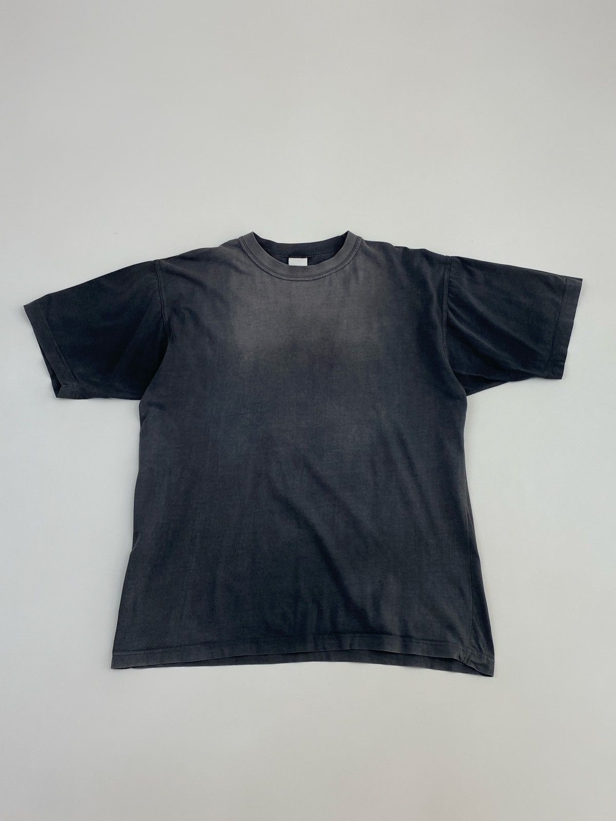 Vintage Vintage Sun Faded Black Blank T-Shirt | Grailed