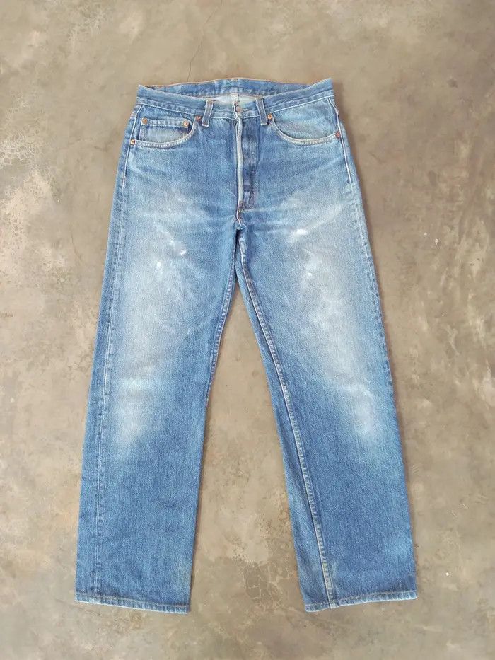 Levi's × Vintage 80s Vintage Levis 501 Made In USA Distressed Jeans 31x29 | Grailed