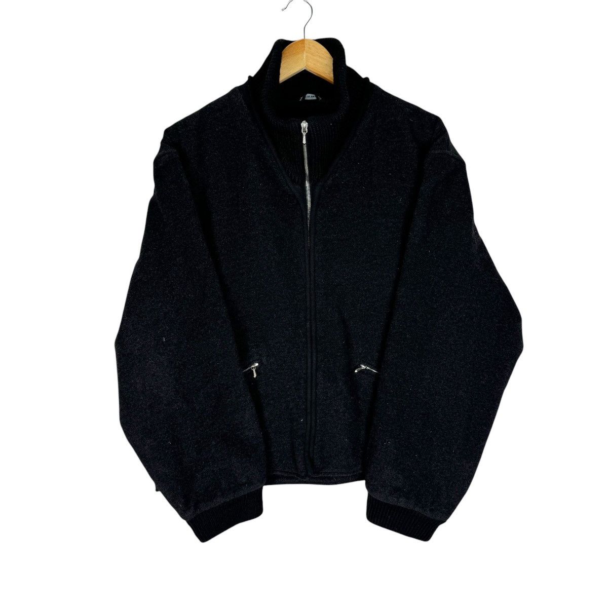 Agnes B. × Cashmere & Wool ☀️AGNES B PARIS HOMME LAMBSWOOL BOMBER ...