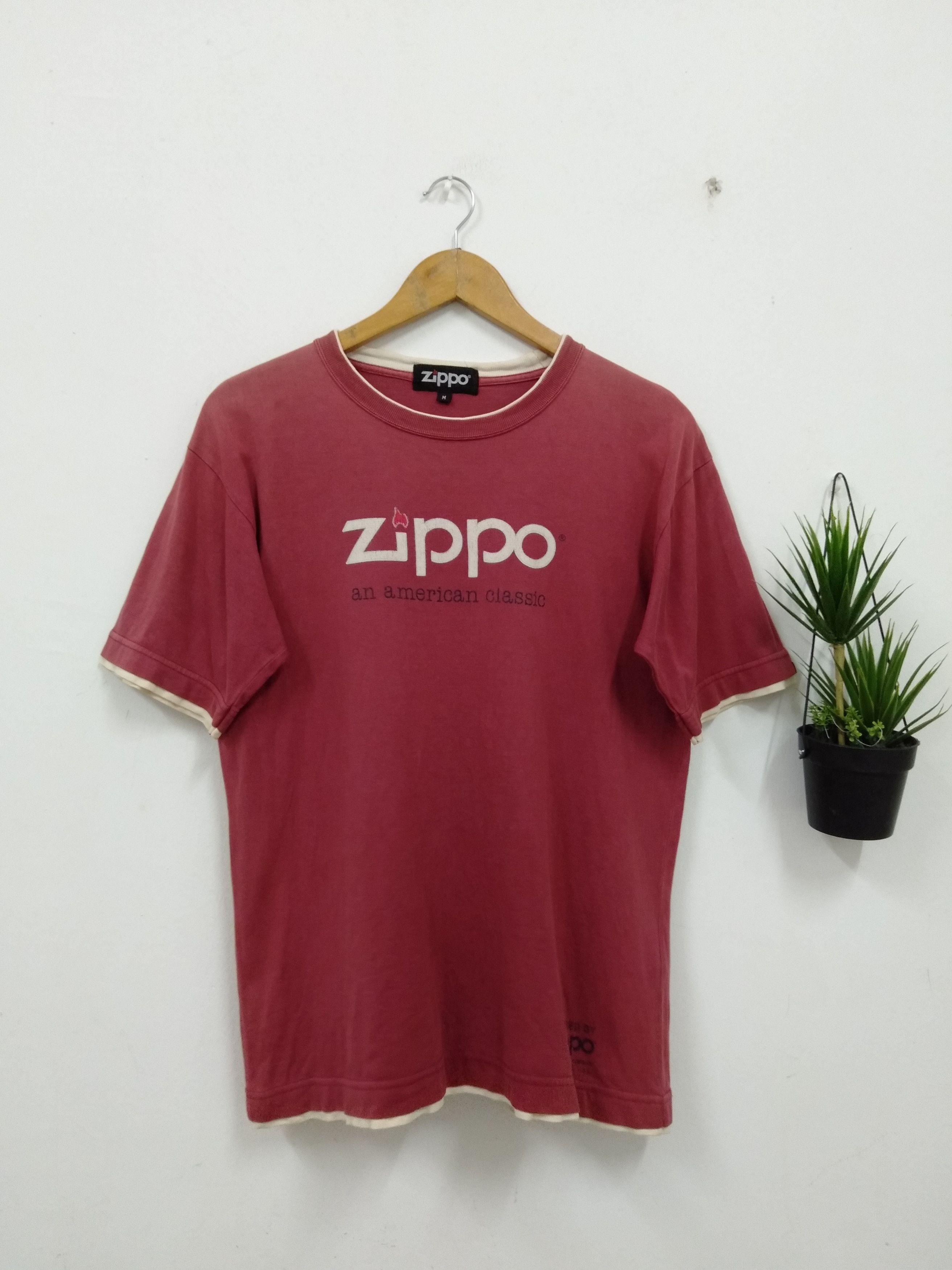 Made In Usa × Vintage × Zippo Vintage Zippo Spell out logo promo t shirt rare | Grailed