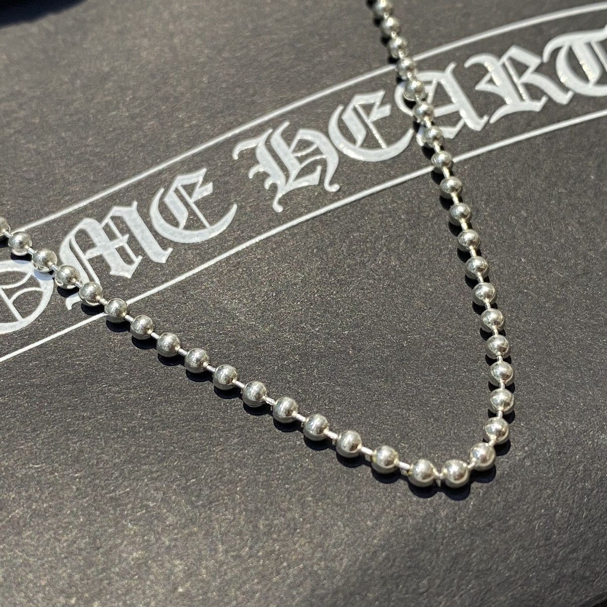 Chrome Hearts Chrome Hearts ball chain necklace sliver | Grailed