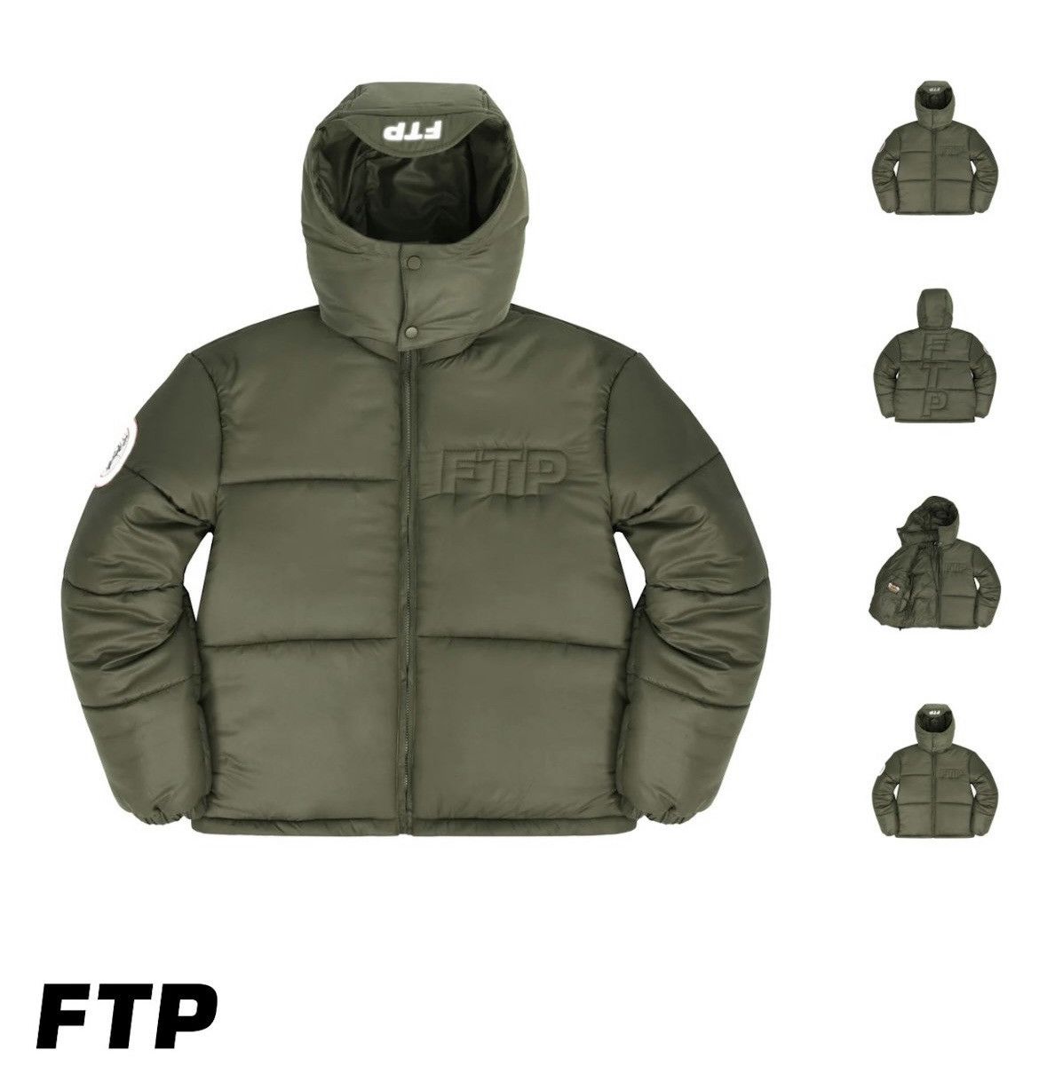 Fuck The Population Ftp World Domination Puffer Jacket Grailed