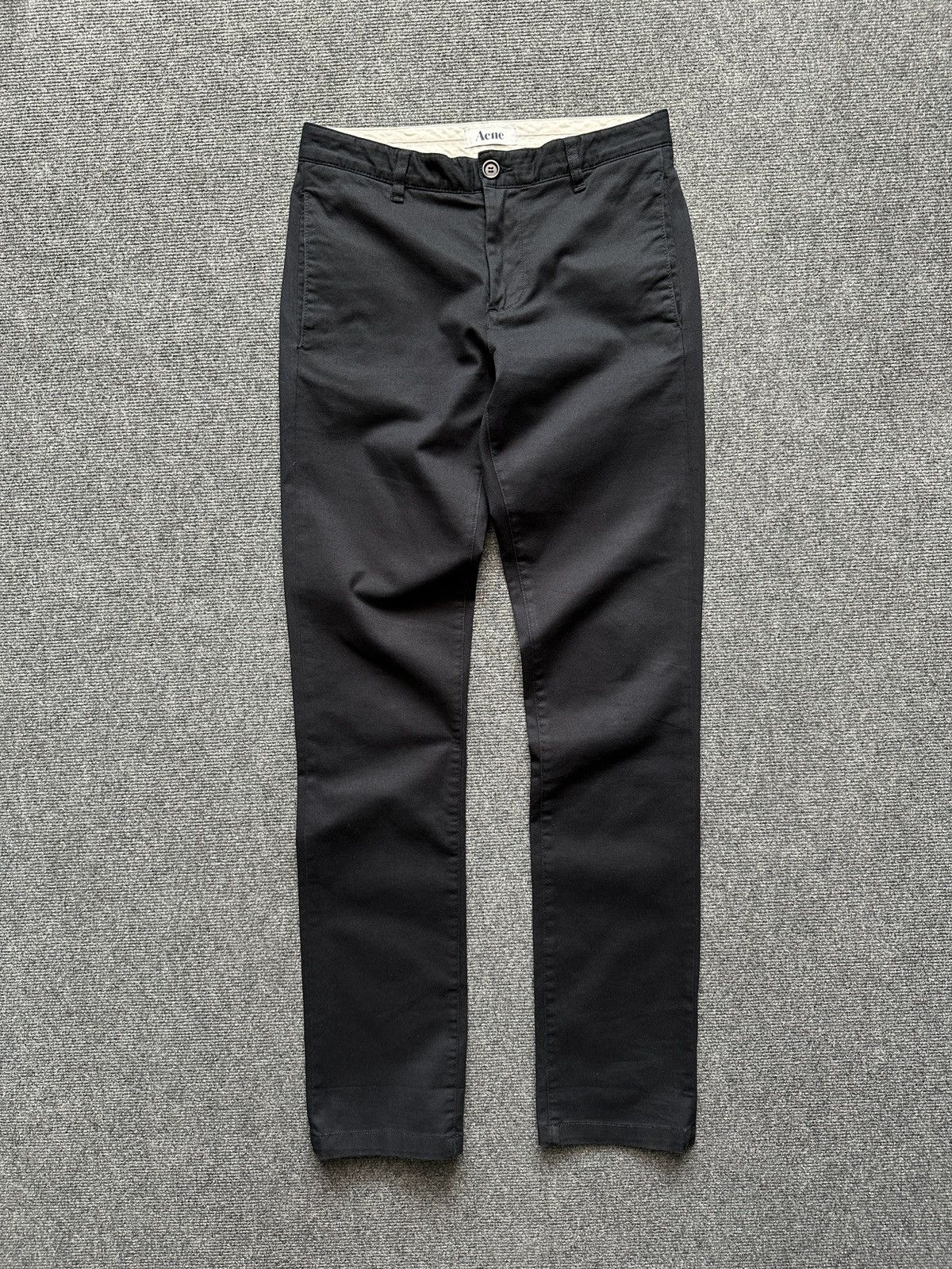 Acne Studios ACNE STUDIOS Roc Chino AW11 Black Pants | Grailed