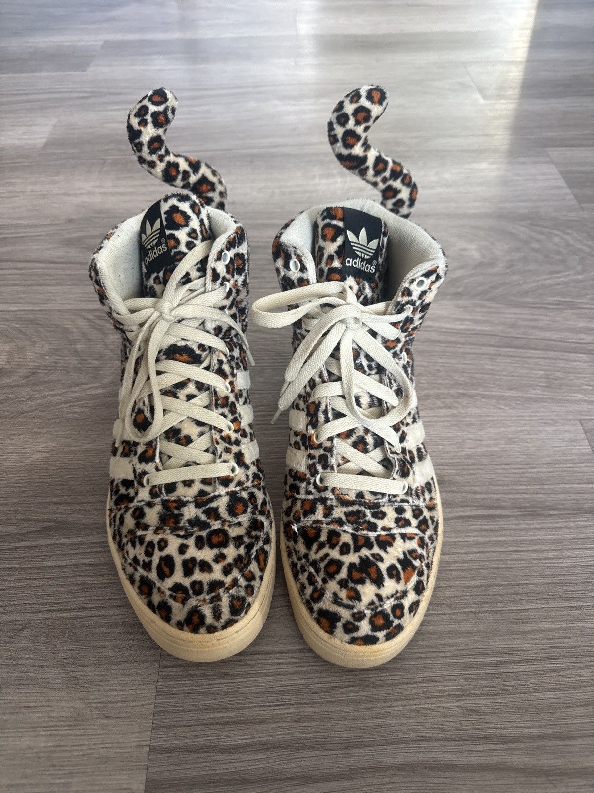 Jeremy Scott Adidas Jeremy Scott JS Leopard Tails | Grailed