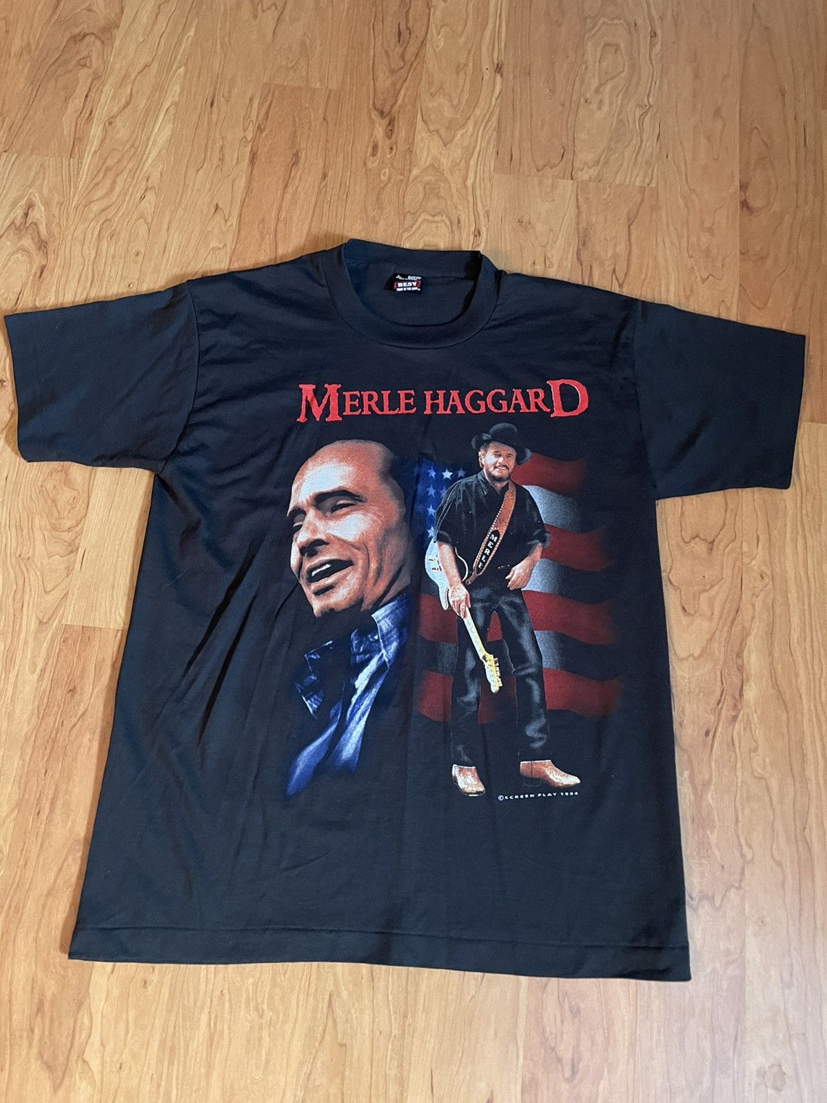 Vintage vintage 1994 merle haggard “the legend continues” tee | Grailed