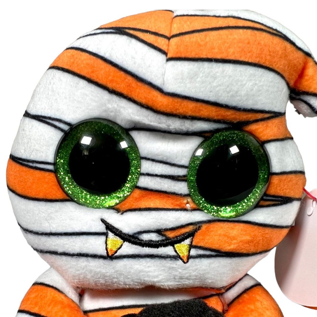 Other TY Beanie Boos - Mumford Halloween Ghost 6 inch Glitter Eyes ...