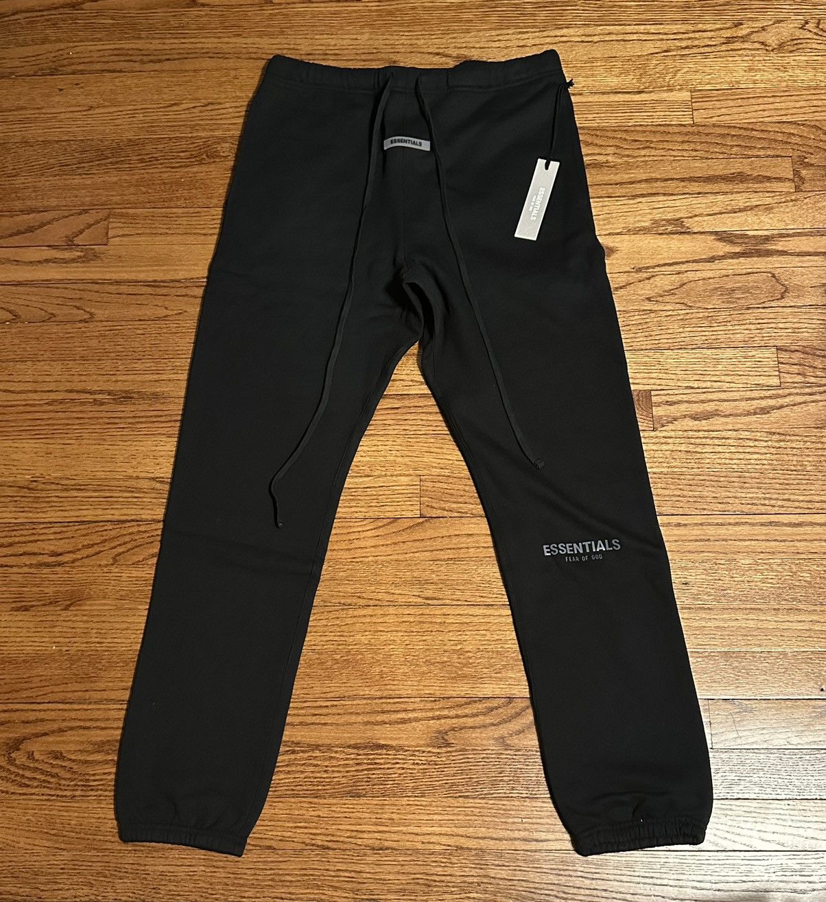 Fear of God Fear of God Essential Sweatpants SS20 Black Size XL | Grailed