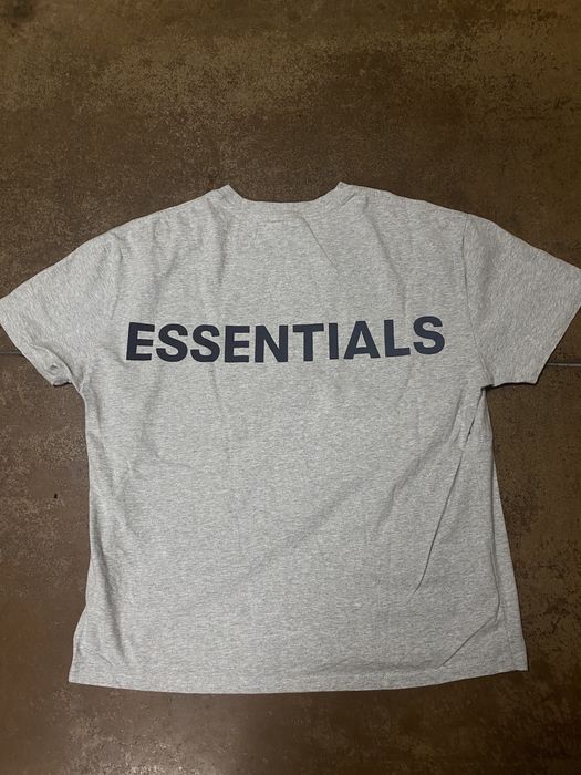 Pacsun Essentials Fear Of God Oversized Gray Shirt | Grailed