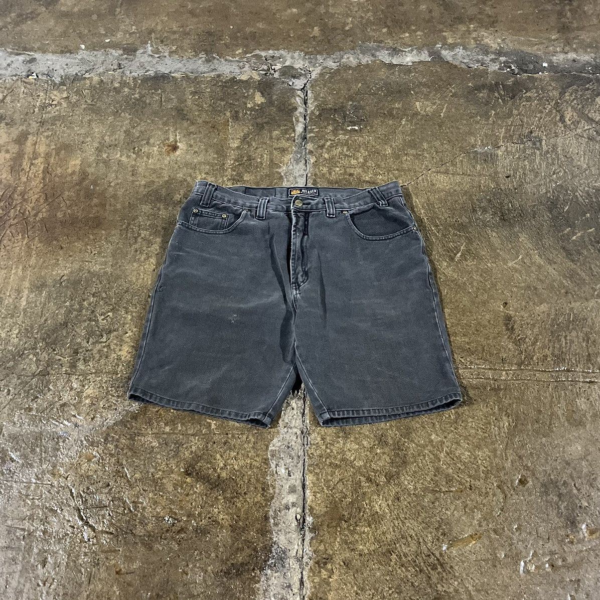 Route 66 × Streetwear × Vintage Crazy Y2K Route 66 Shorts Workwear Skater Baggy Jorts | Grailed
