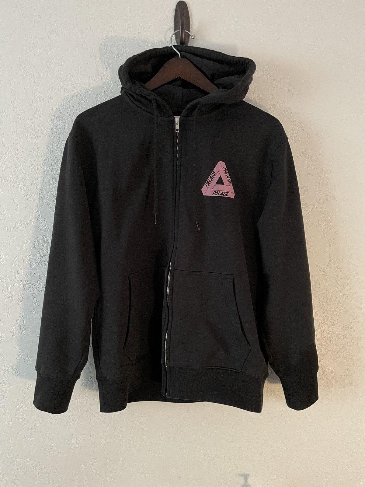 Palace Tri puff print zip hoodie | Grailed