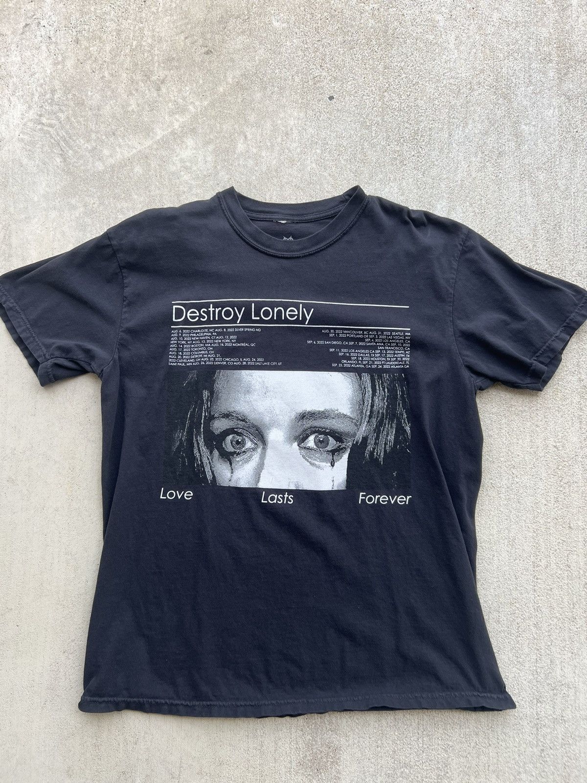 Streetwear Destroy Lonely Tour Tee | Grailed