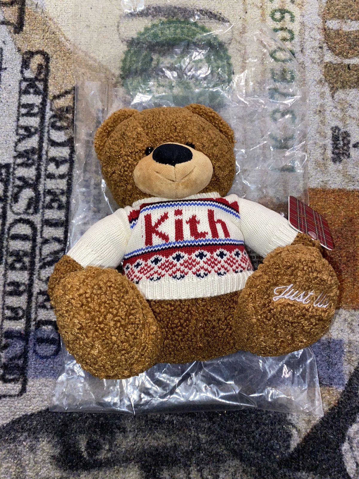 Kith Kith Kithmas Teddy Bear Sanddrift | Grailed